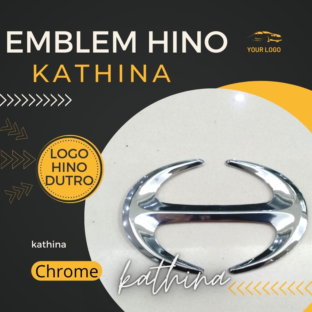 Emblem Logo Depan Hino Mobil Hino Dutro Logo Hino Tempel Chrome ...