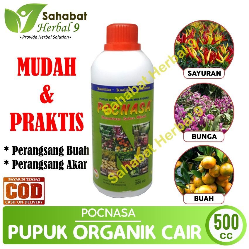 COD/POC NASA PUPUK PERANGSANG BUNGA BUAH DAUN AKAR/PUPUK ORGANIK CAIR ...