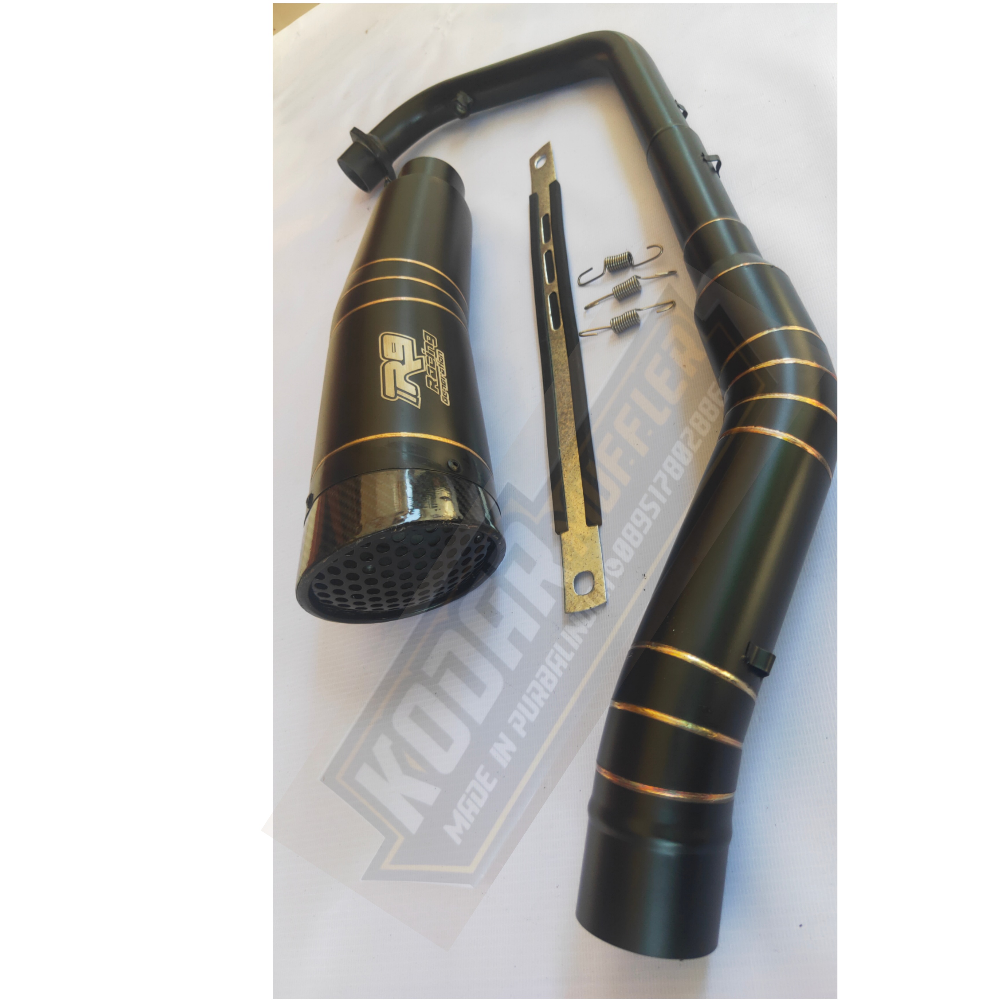 knalpot racing R9 h2 titan full system buat motor Vixion CB150R Satria ...