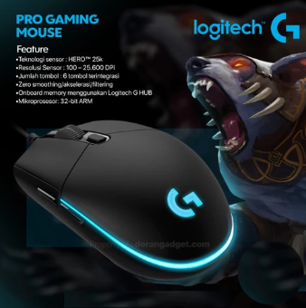 Mouse Logitech G Pro Mouse Hero 25k Gaming | Lazada Indonesia