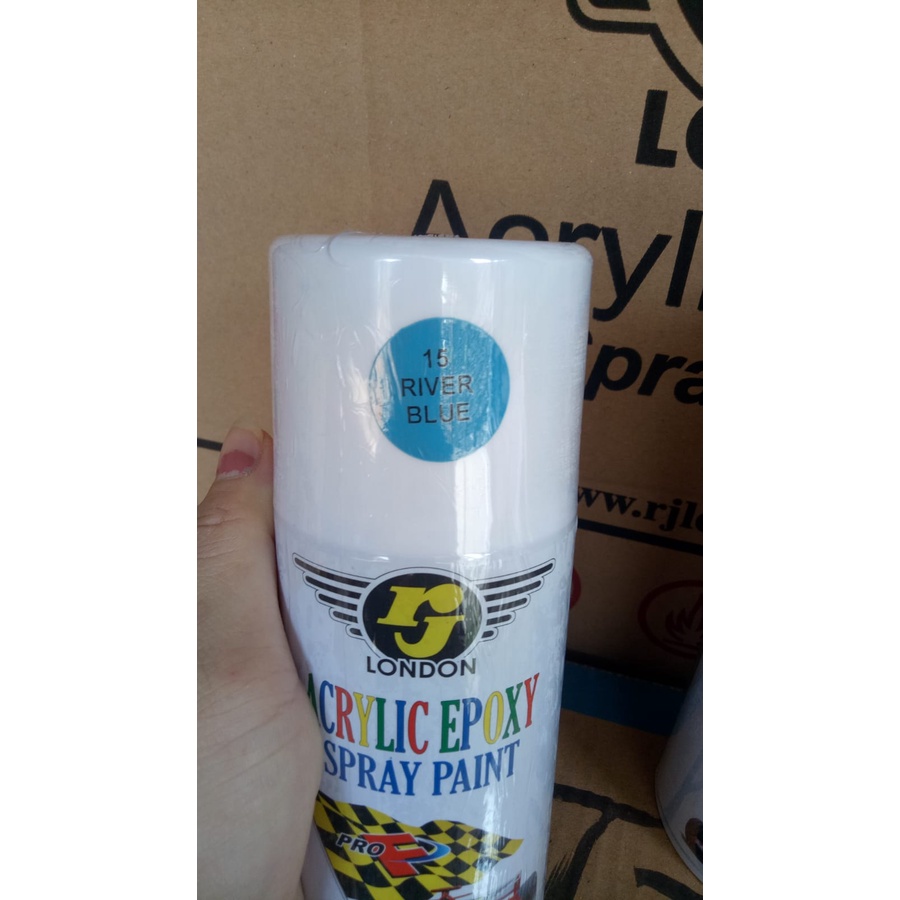 cat semprot pilok pilox RJ 300cc river blue 15 300cc RJ London | Lazada ...