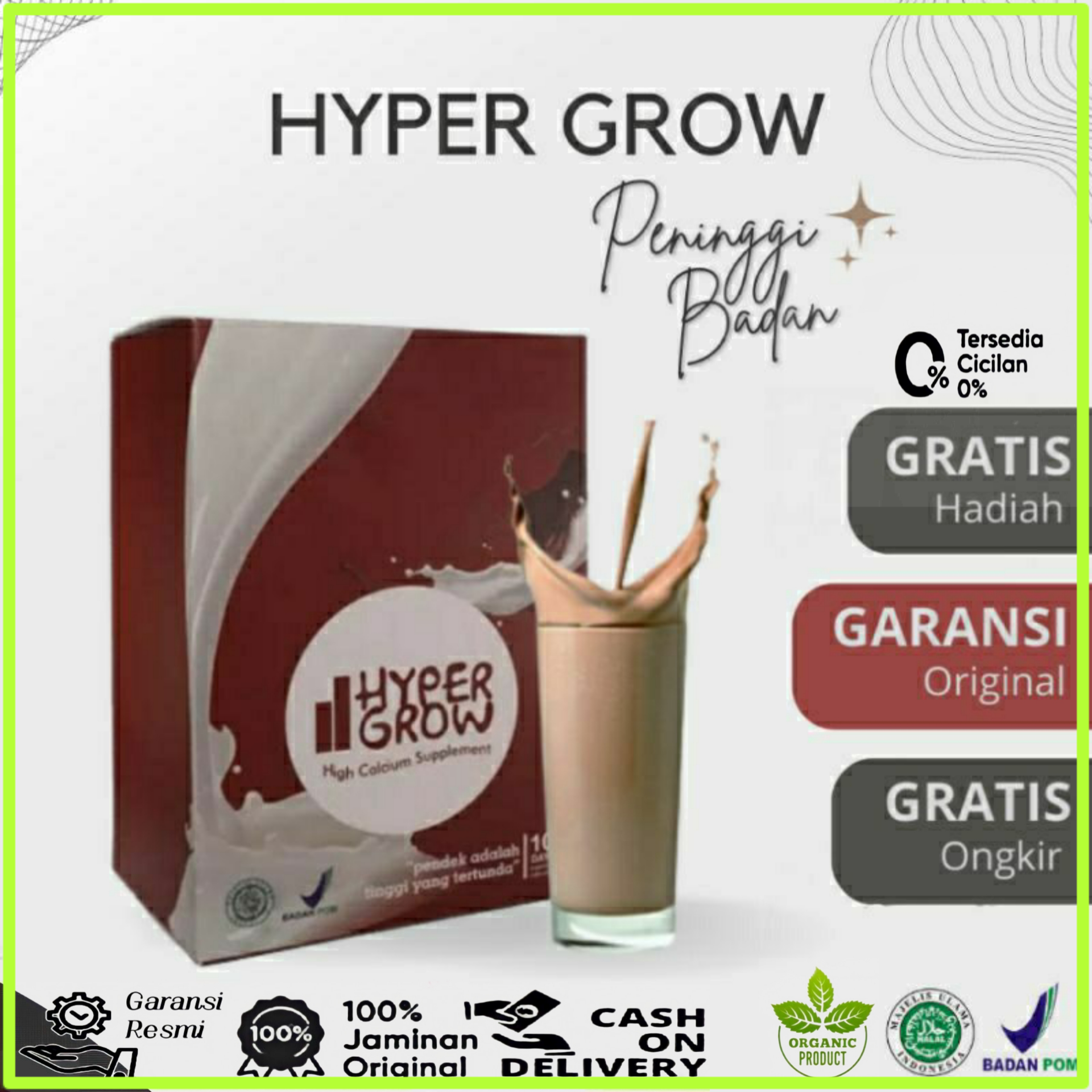 Viral HYPERGROW SUSU PENINGGI BADAN TERBAIK ORIGINAL | Lazada Indonesia