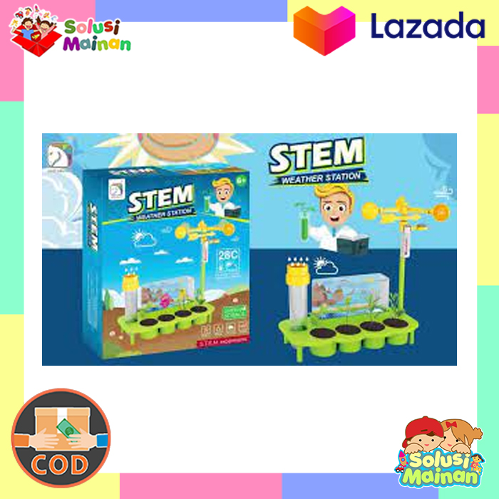 Mainan Edukasi Sains Eksperimen Seru Anak Stem Weather Station Cuaca | Lazada Indonesia
