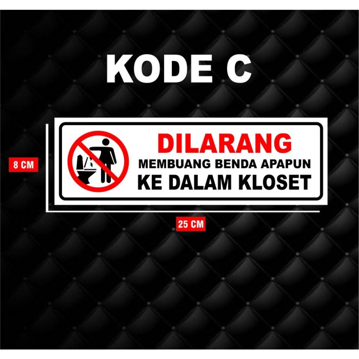 STICKER TOILET STIKER TOILET JDM | Lazada Indonesia