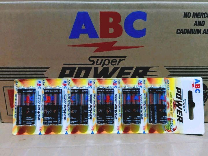 Batre ABC super power AAA isi 12 pcs / baterai / battery | Lazada Indonesia