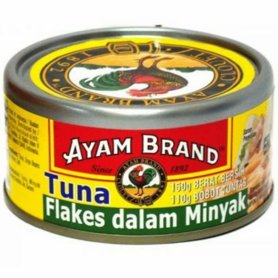 Ikan Tuna Kaleng Ayam Brand Flakes In Oil 150gr | Lazada Indonesia