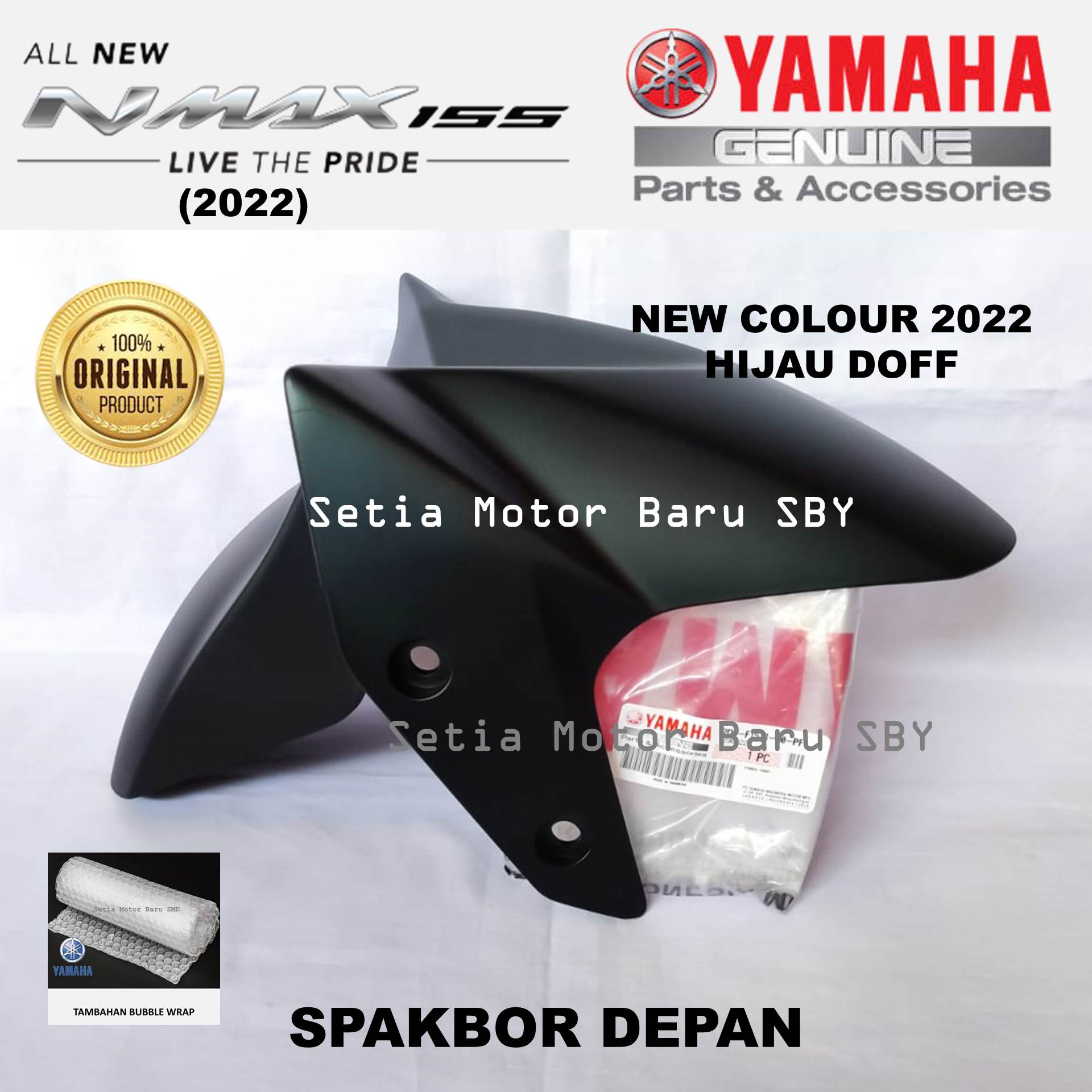 Fender Front Spakbor Depan Hijau Doff All New Nmax N Max 2022 Asli ...
