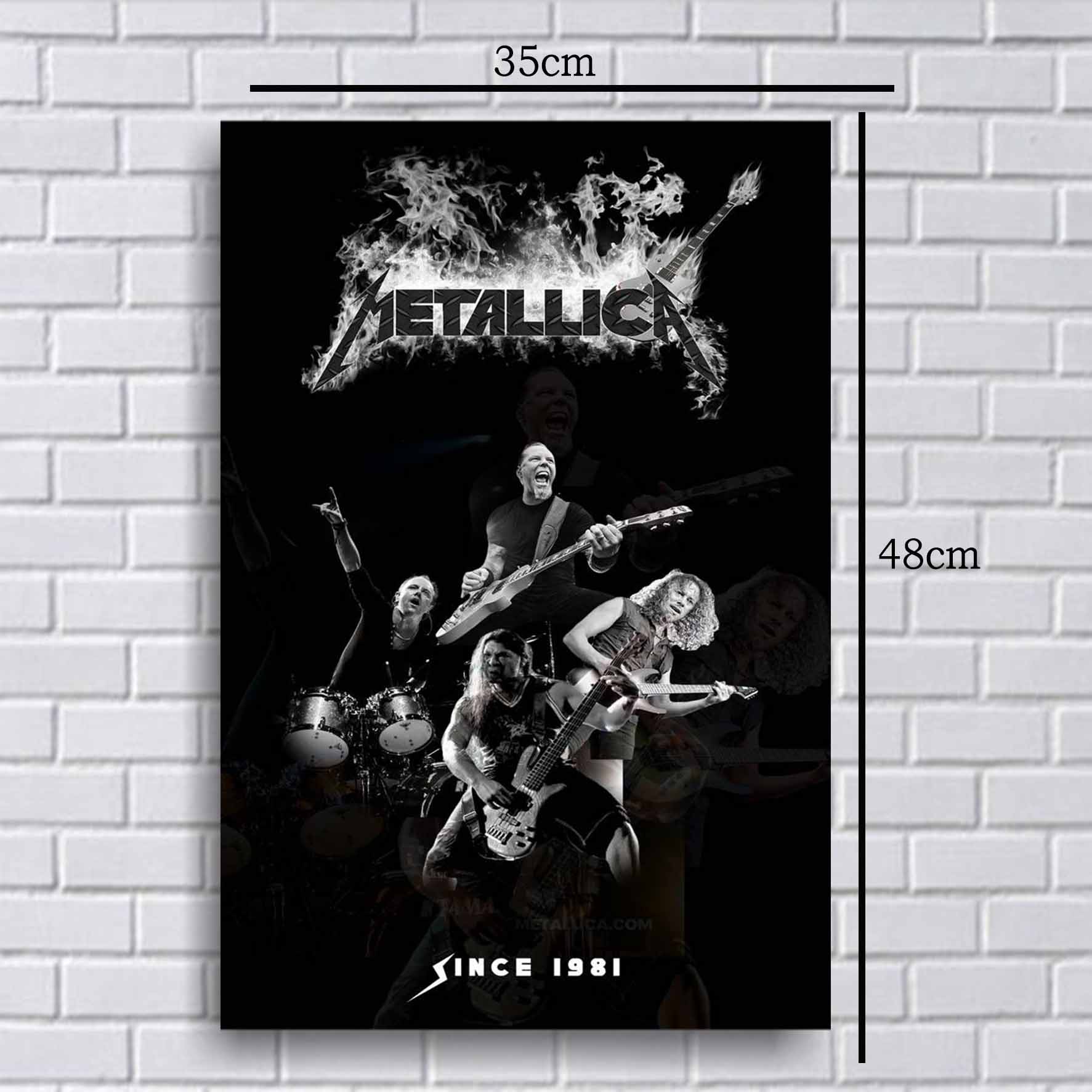 POSTER METALLICA / FOTO METALLICA / POSTER BAND MUSISI LEGEND / HIASAN ...