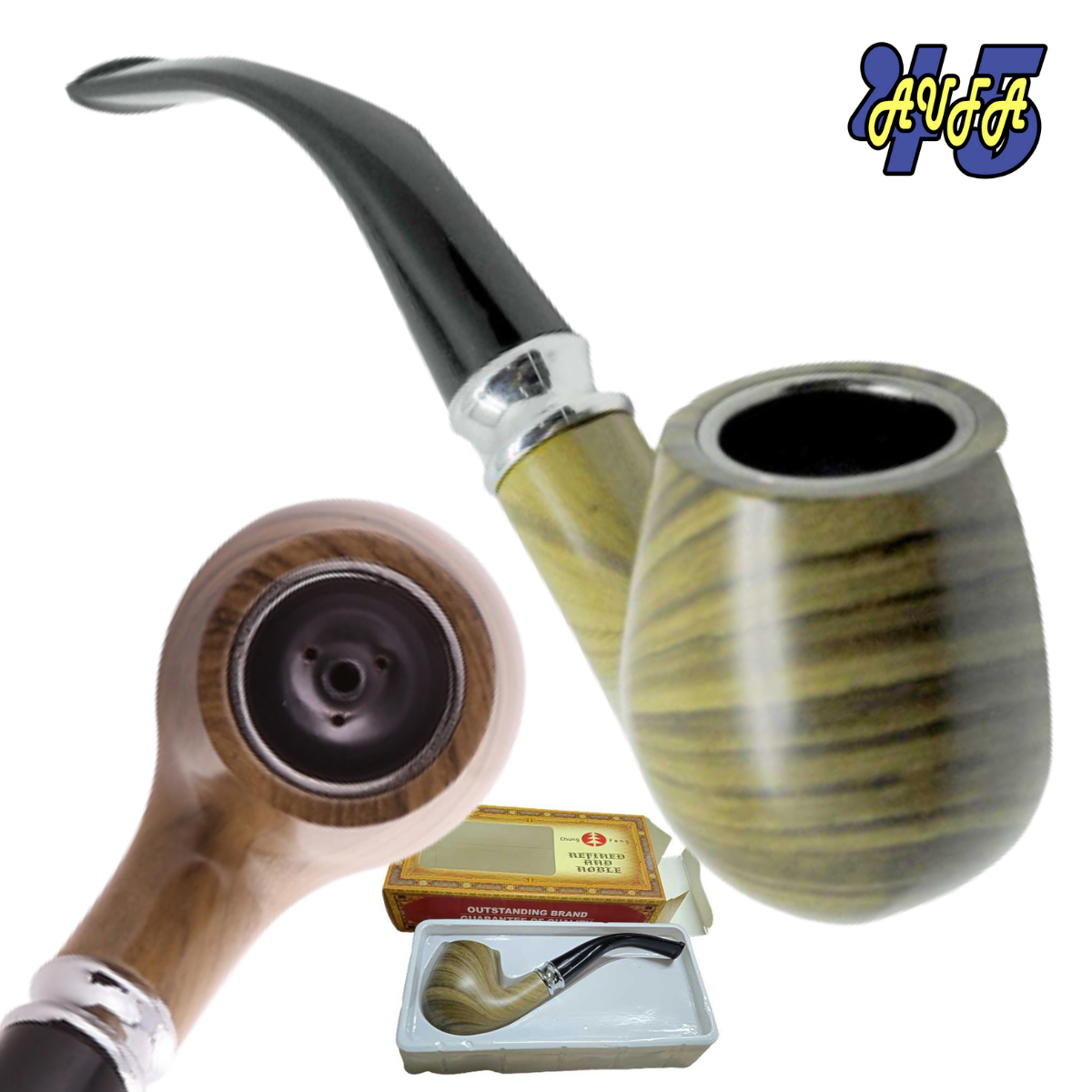 [COD] PIPA ROKOK CANGKLONG TEMBAKAU RESIN KAYU BESAR DENGAN FILTER PIPA ...