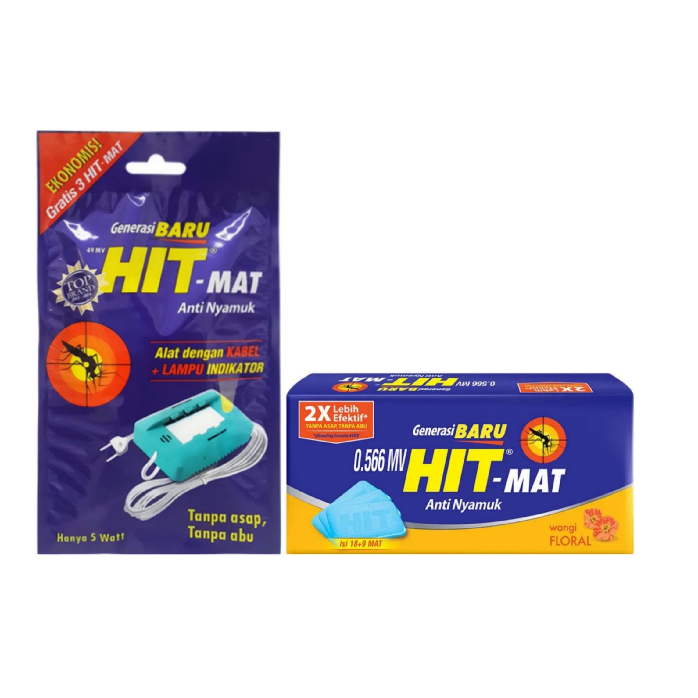 PAKET Hit Mat Alat+Refil(18+6) | Obat Nyamuk Elektrik | Lazada Indonesia
