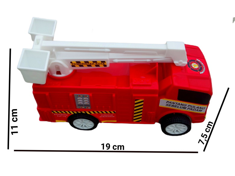 PROMO Mainan Anak Mobil pemadam kebakaran RKC 02056-1 Bermesin Fullback ...