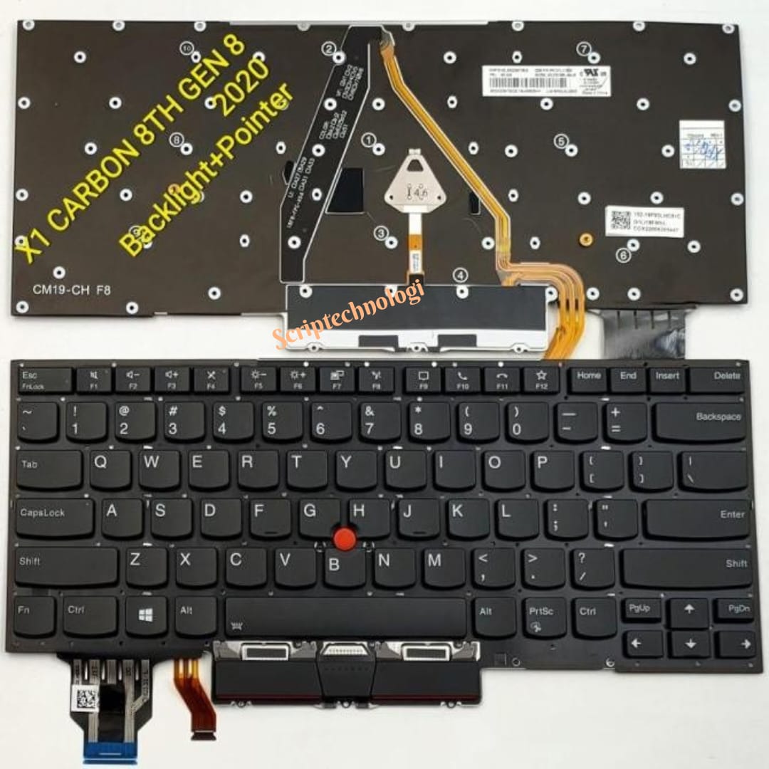 keyboard lenovo thinkpad x1 carbon gen 8 2020 series backlight | Lazada ...