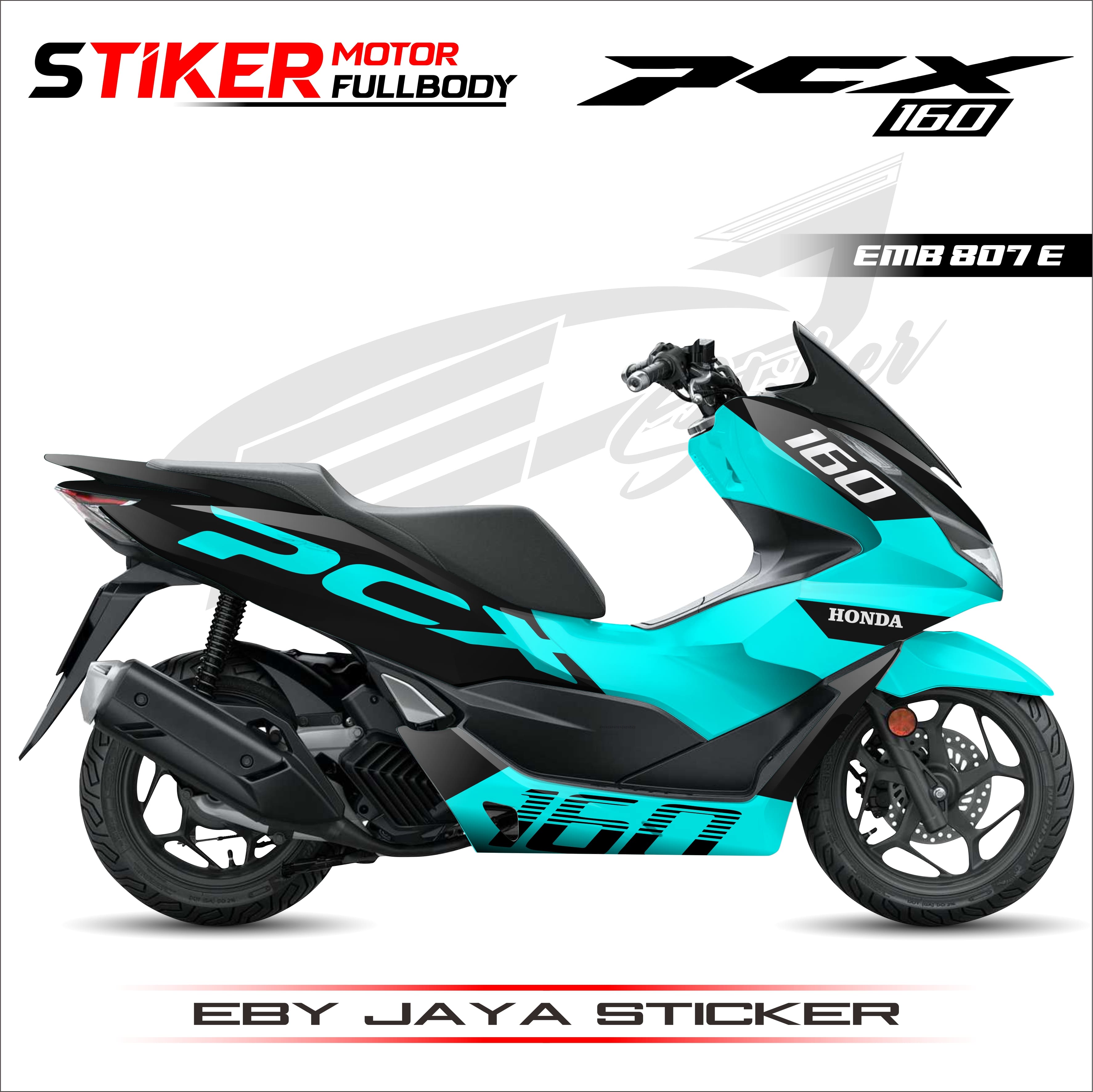 STIKER DECAL VARIASI MOTOR PCX SIAP PAKAI FULL BODY-STIKER TERBARU ...