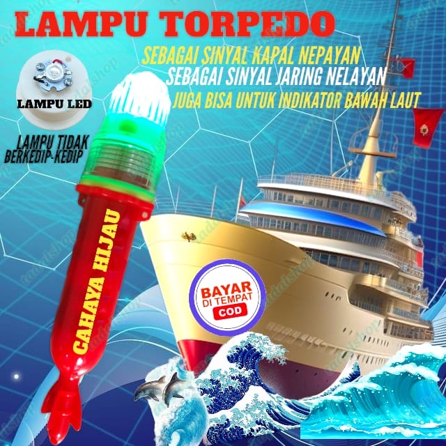 lampu torpedo nelayan/lampu nelayan/lampu petanda/led torpedo | Lazada ...