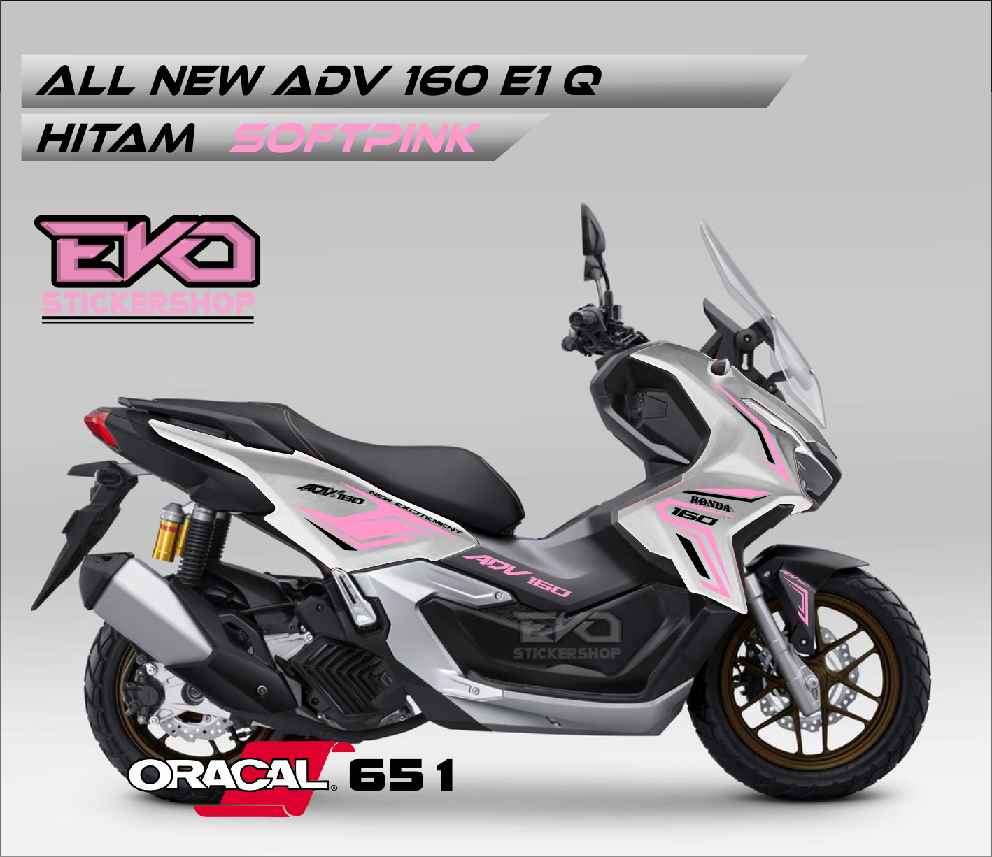 Sticker HONDA ADV 160 2022 PUTIH cutting stiker adv E1 | Lazada Indonesia