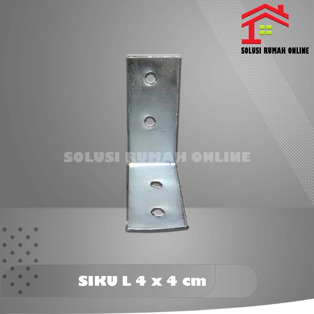 Plat Siku L Besi 2 x 2 - 4 x 4 cm (10 pcs) / Plat Siku Tebal Rak ...