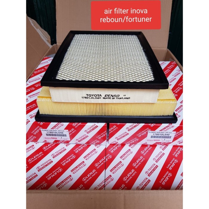 Air Filter atau Filter Udara Toyota New FORTUNER VRZ SRZ INOVA INNOVA ...