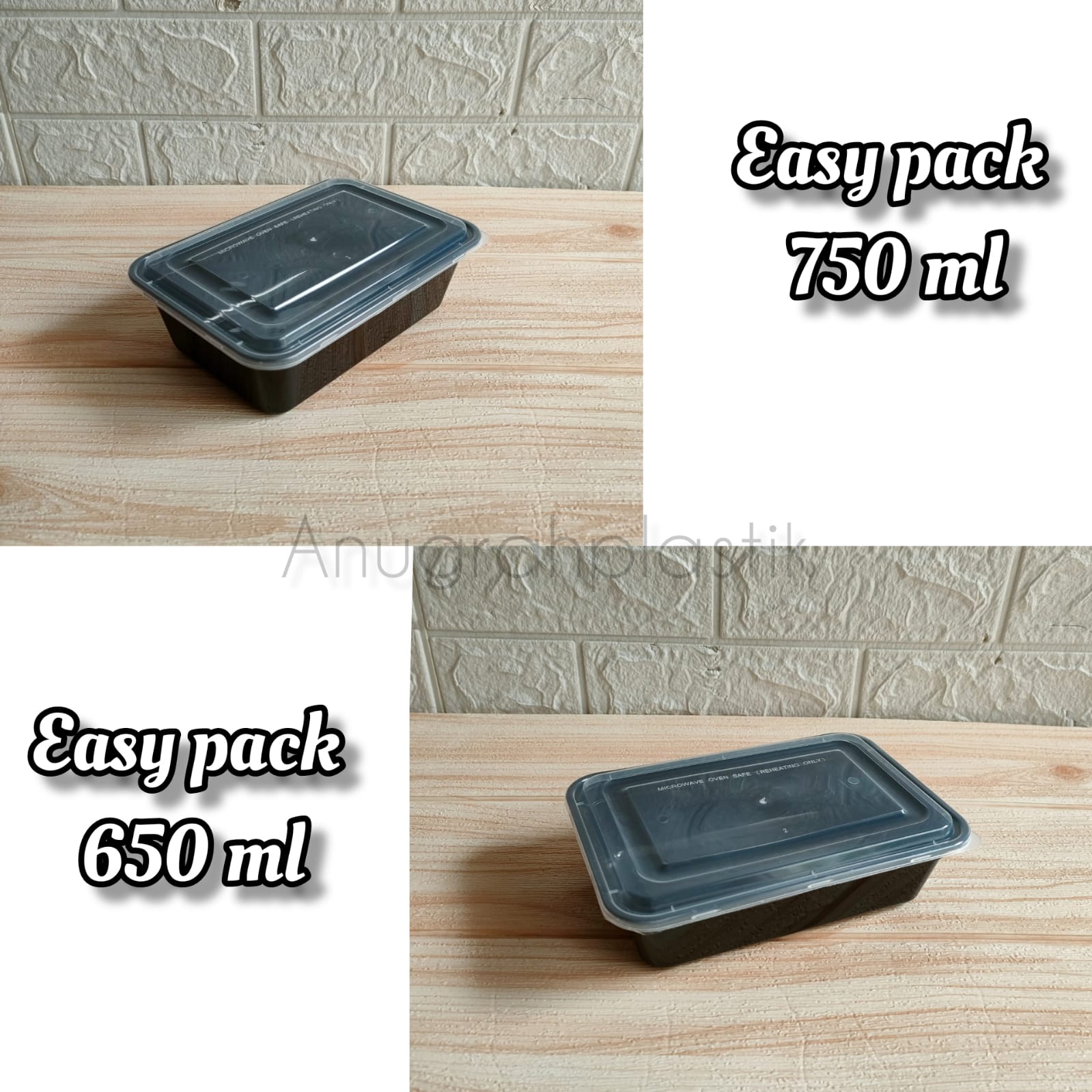 Thinwall Easy pack KM 650 dan 750 ml Thinwall Rectangle PER 10 pcs | Lazada Indonesia