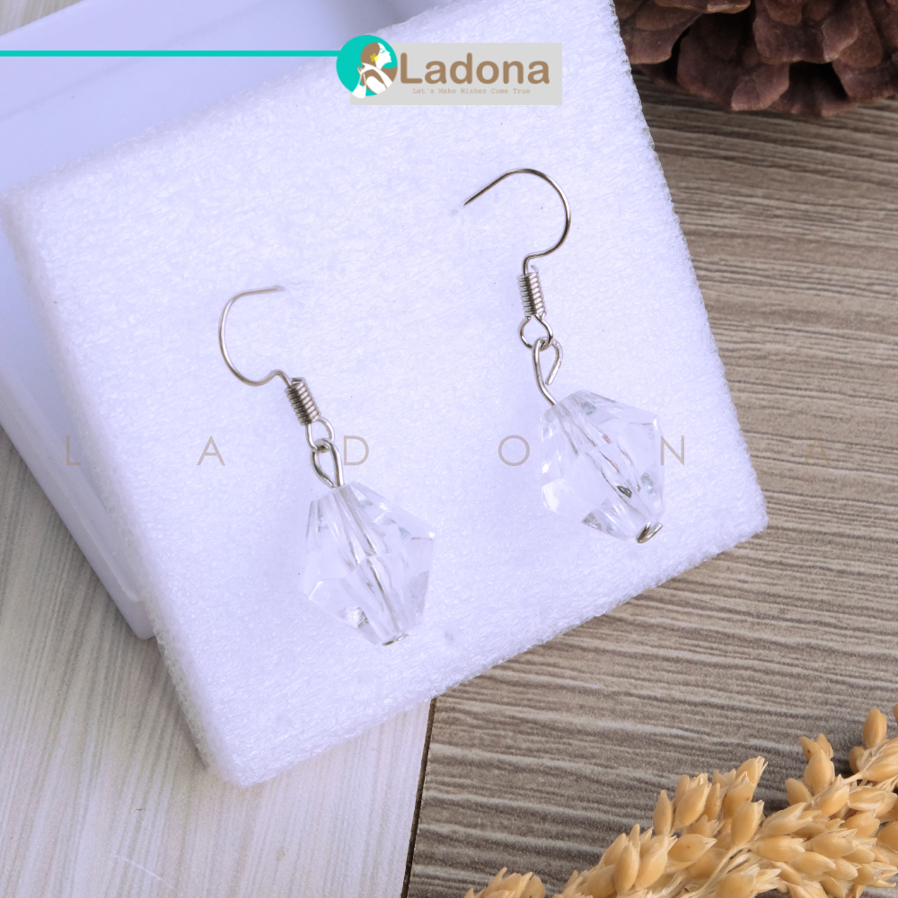 Anting Gantung Mutiara Kristal Anting Simple Korean Style | Lazada ...