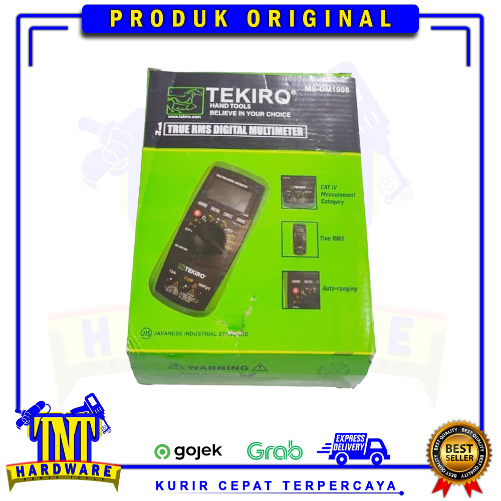 TEKIRO digital multimeter Tekiro DM1908 True RMS multitester avometer ...