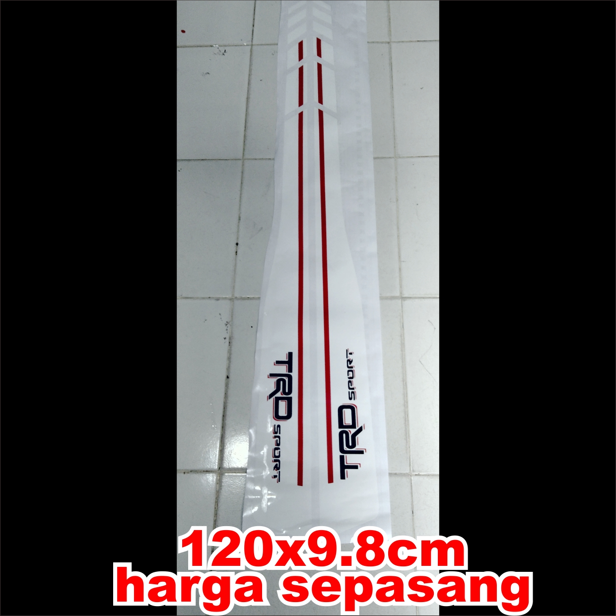 STIKER TRD SPORT / STIKER BODY SAMPING MOBIL / STIKER UNIVERSAL MOBIL ...