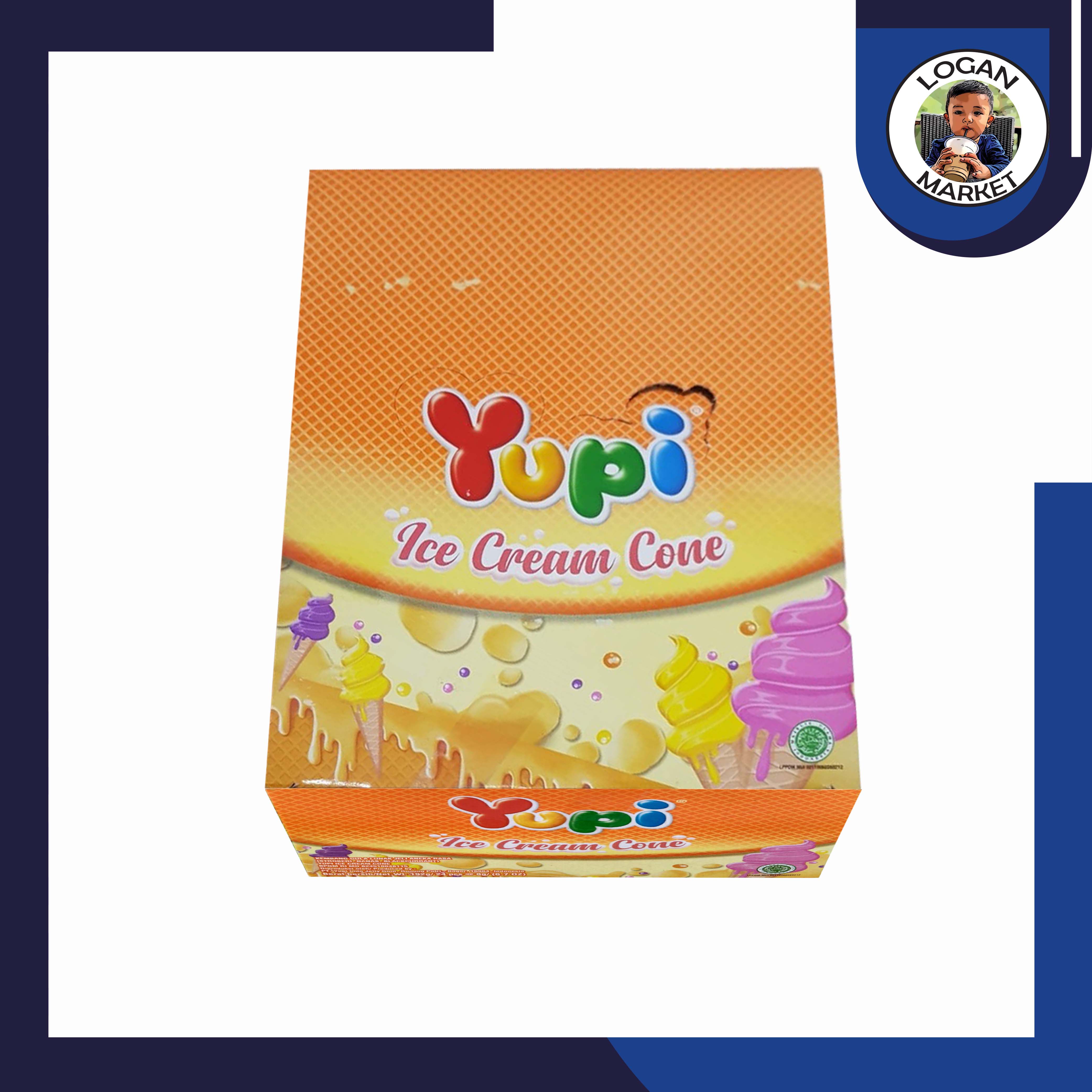 Permen Yupi Ice Cream Cone Box Isi 24Pcs 24 Pcs | Lazada Indonesia