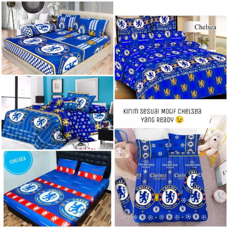 Sprei Motif Club Sepakbola Ternama Di Dunia Homemade Harga Terjangkau ...