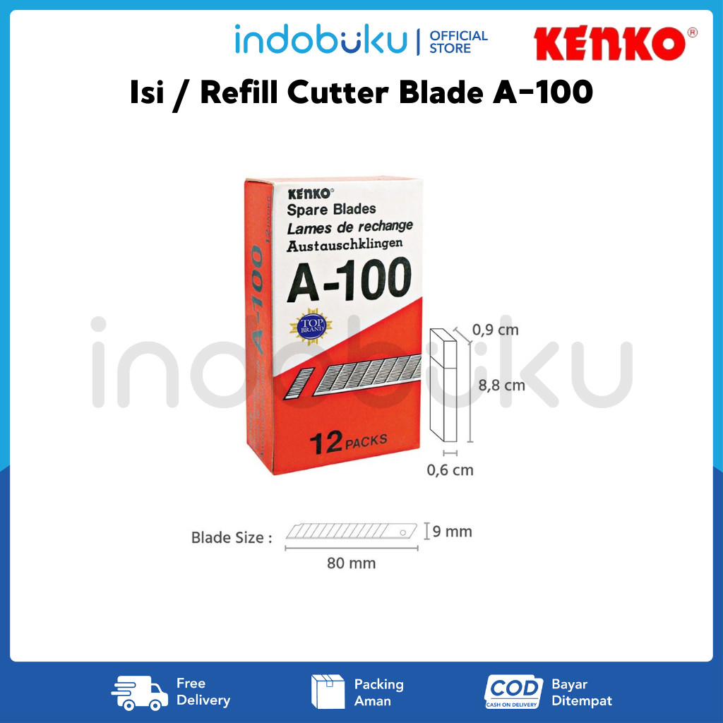 Isi / Refill Cutter Blade Kenko A-100 | Lazada Indonesia