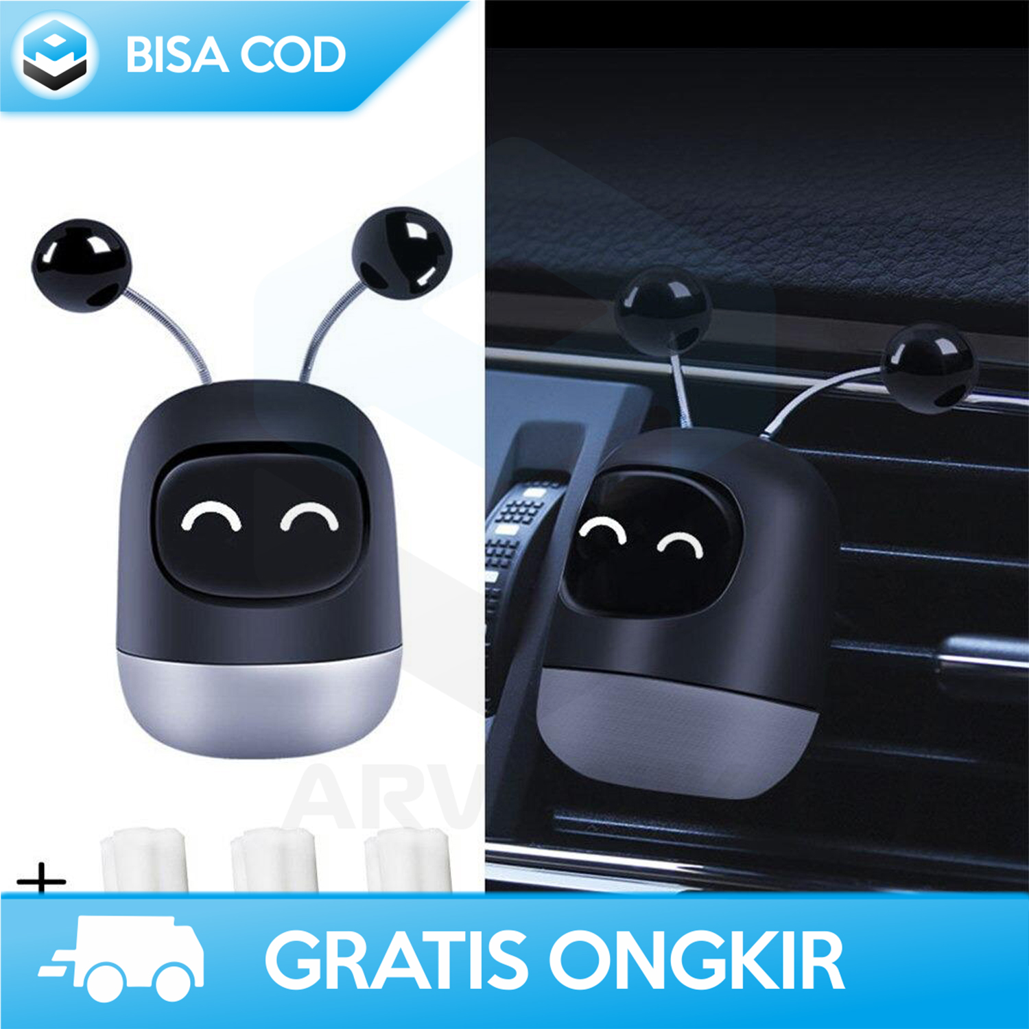 AKSESORIS MOBIL DEKORASI DASHBOARD PARFUM AC JEPIT CLIP AIR FRESHENER ...