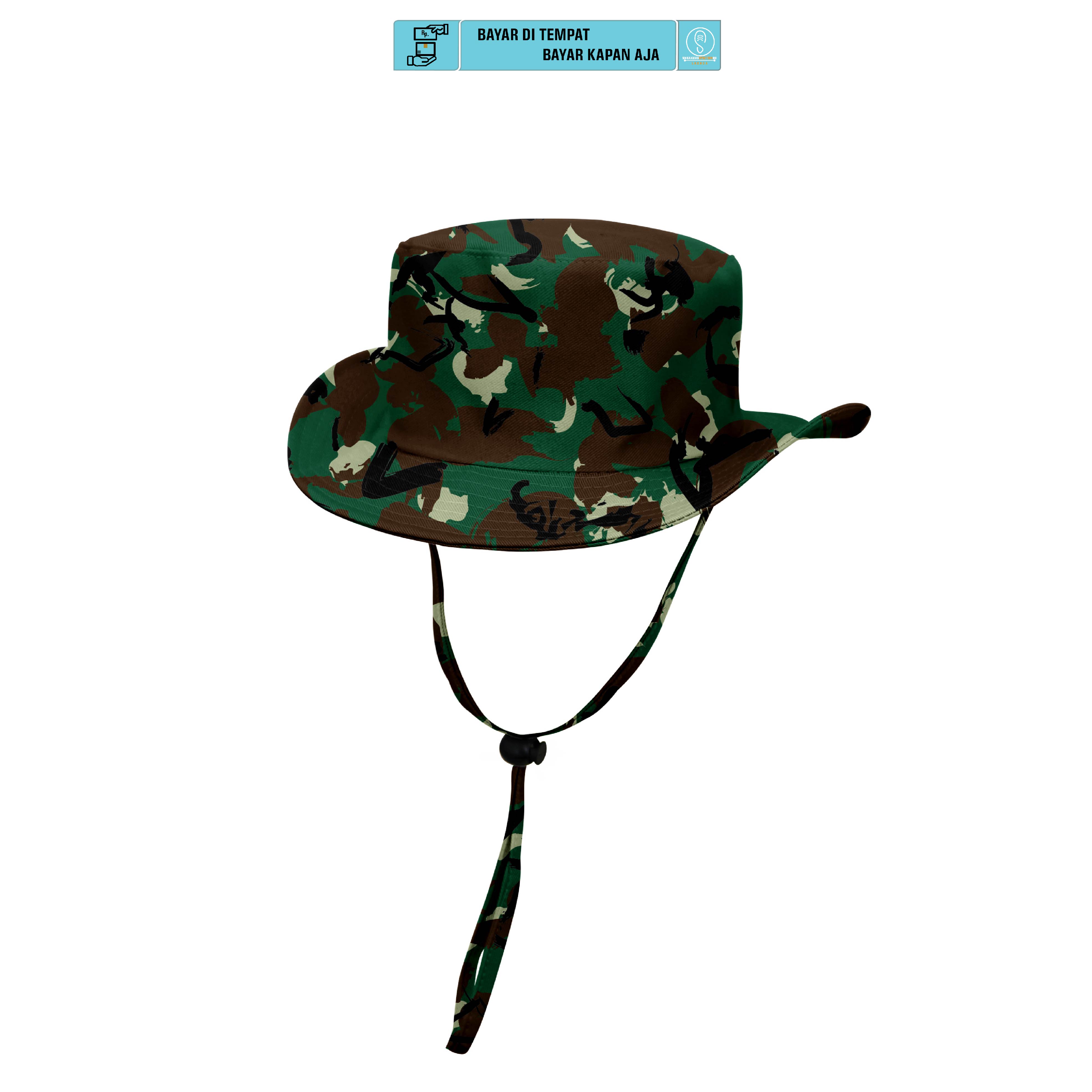 TOPI RIMBA BORDIR NAMA ANAK TOPI CUSTOM BORDIR NAMA ANAK & BAYI LUCU ...