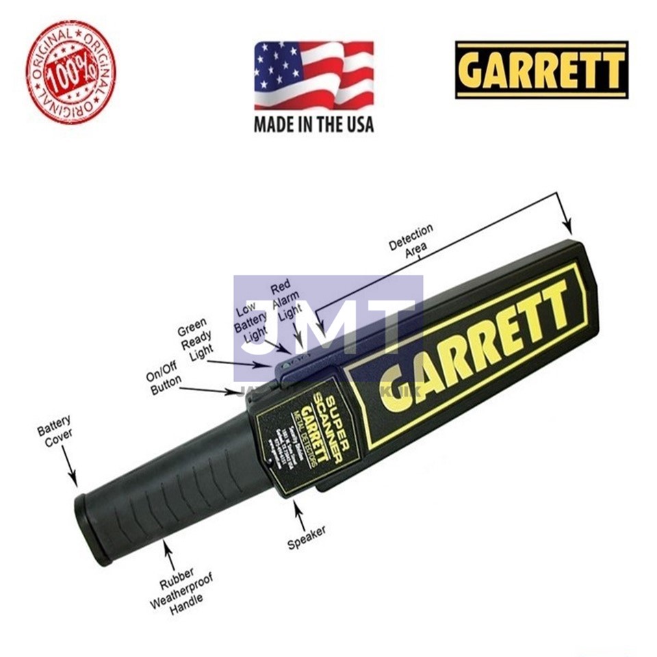 Garrett Garret Super Scanner Metal Detector Deteksi Logam ORIGINAL USA ...