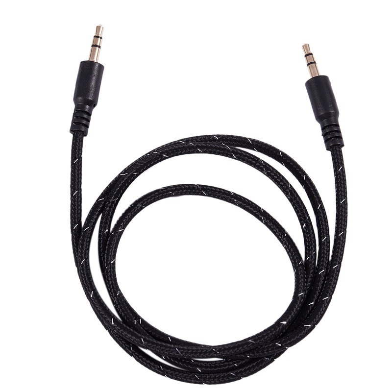 1M 3.5mm Stereo Male to Male Jack Aux Cable Audio Auxiliary Lead For ...