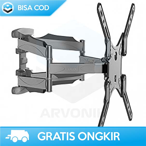 BRACKET TV MONITOR TELESCOPIC 42 INCH TAFFWARE X 200 BESI SUPER KOKOH ...