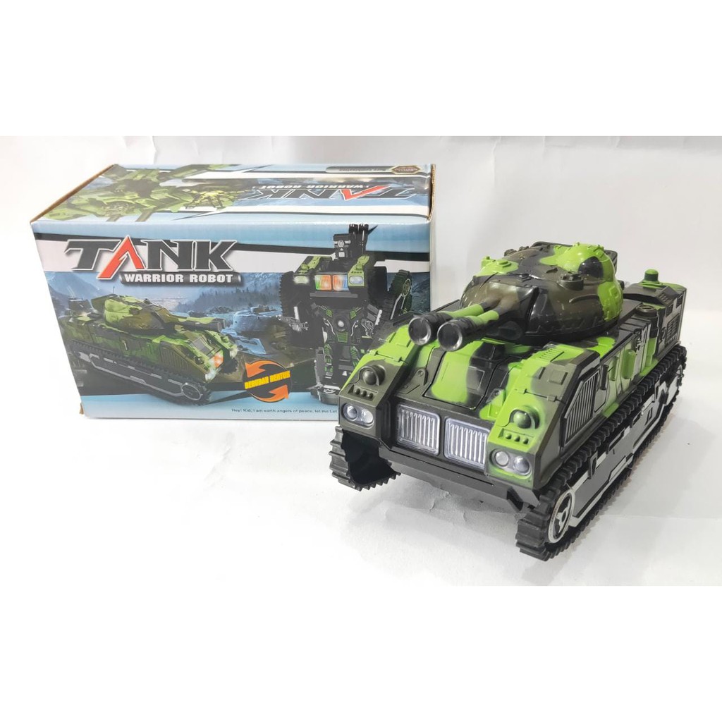 MAINAN TANK WARRIOR JADI ROBOT TRANSFORM TANK ROBOT 9901 | Lazada Indonesia
