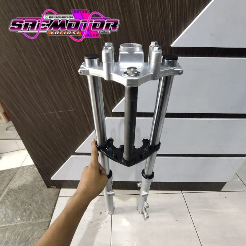 shock depan rx king TELE Rx king set as tabung kanan kiri dan segitiga atas bawah | Lazada Indonesia