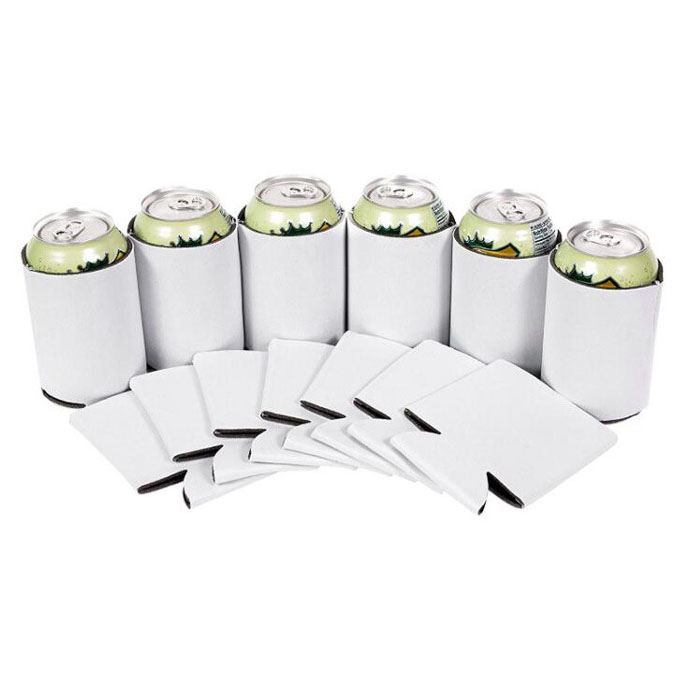 10PCS Neoprene Beer Can Cooler Drink Cup Bottle Sleeve Insulator Wrap ...