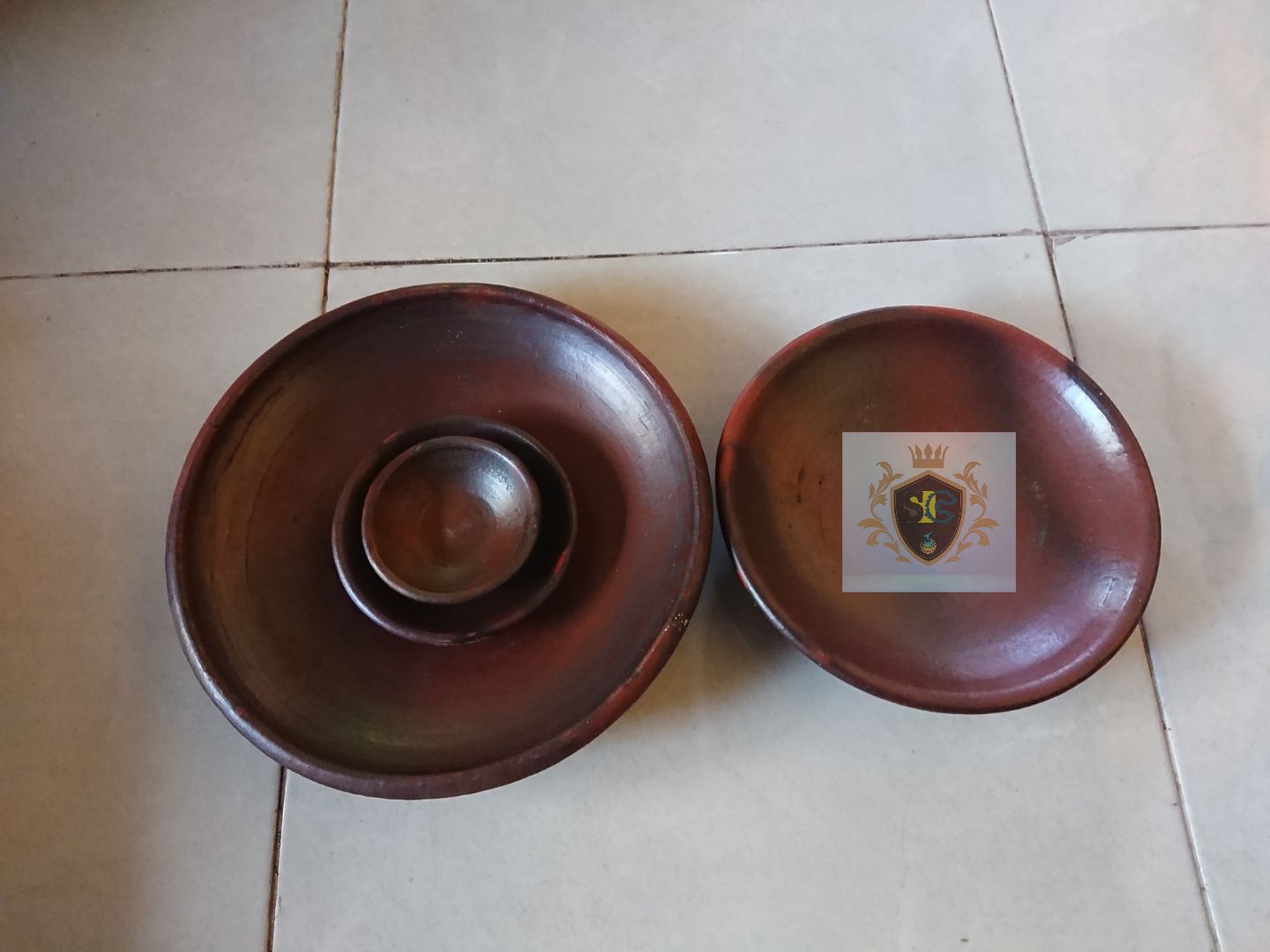 PIRING GERABAH TANAH LIAT DIAMETER 20 CM TRADISIONAL JAWA TEMBIKAR ...