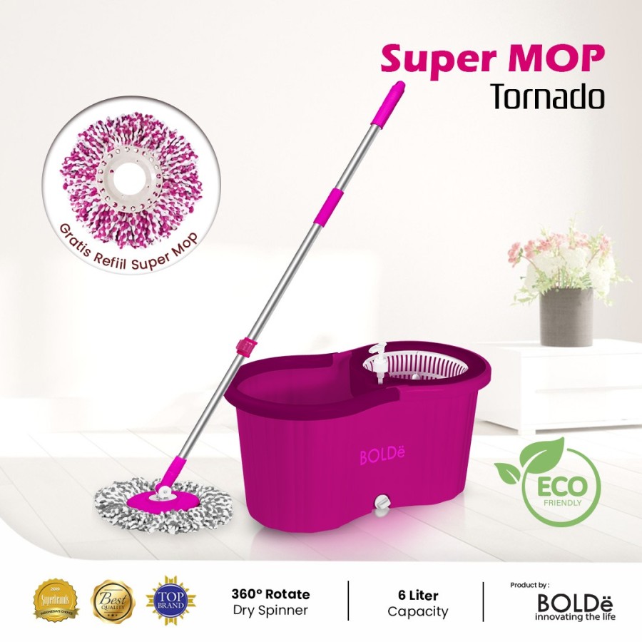 ALAT PEL BOLDE TORNADO | SUPER MOP BOLDE TORNADO | Lazada Indonesia