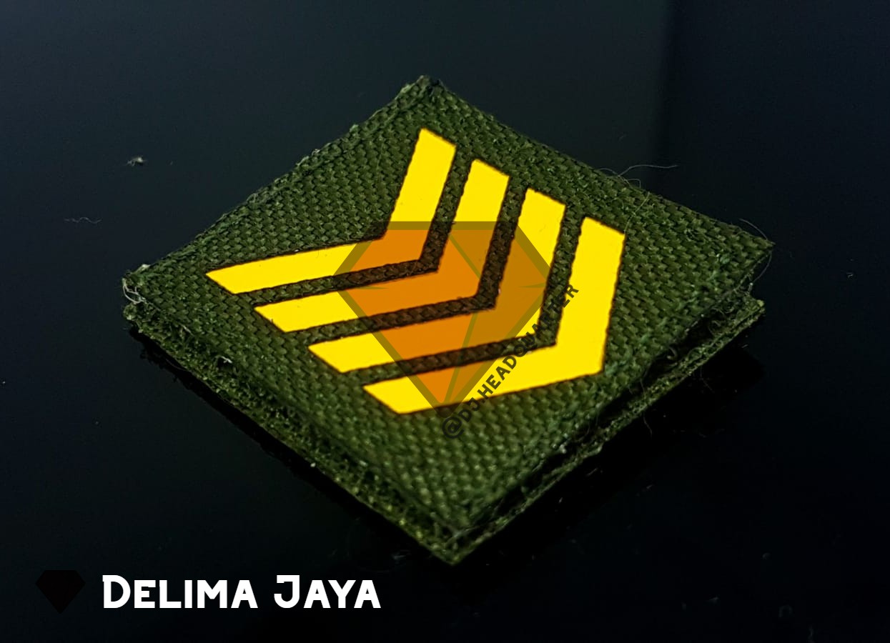 Pangkat Topi PDH Laser Serda Sertu Serka Serma Staff | Lazada Indonesia