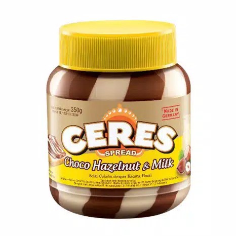 CERES SPREAD CHOCO HAZELNUT & MILK 350gr | Lazada Indonesia