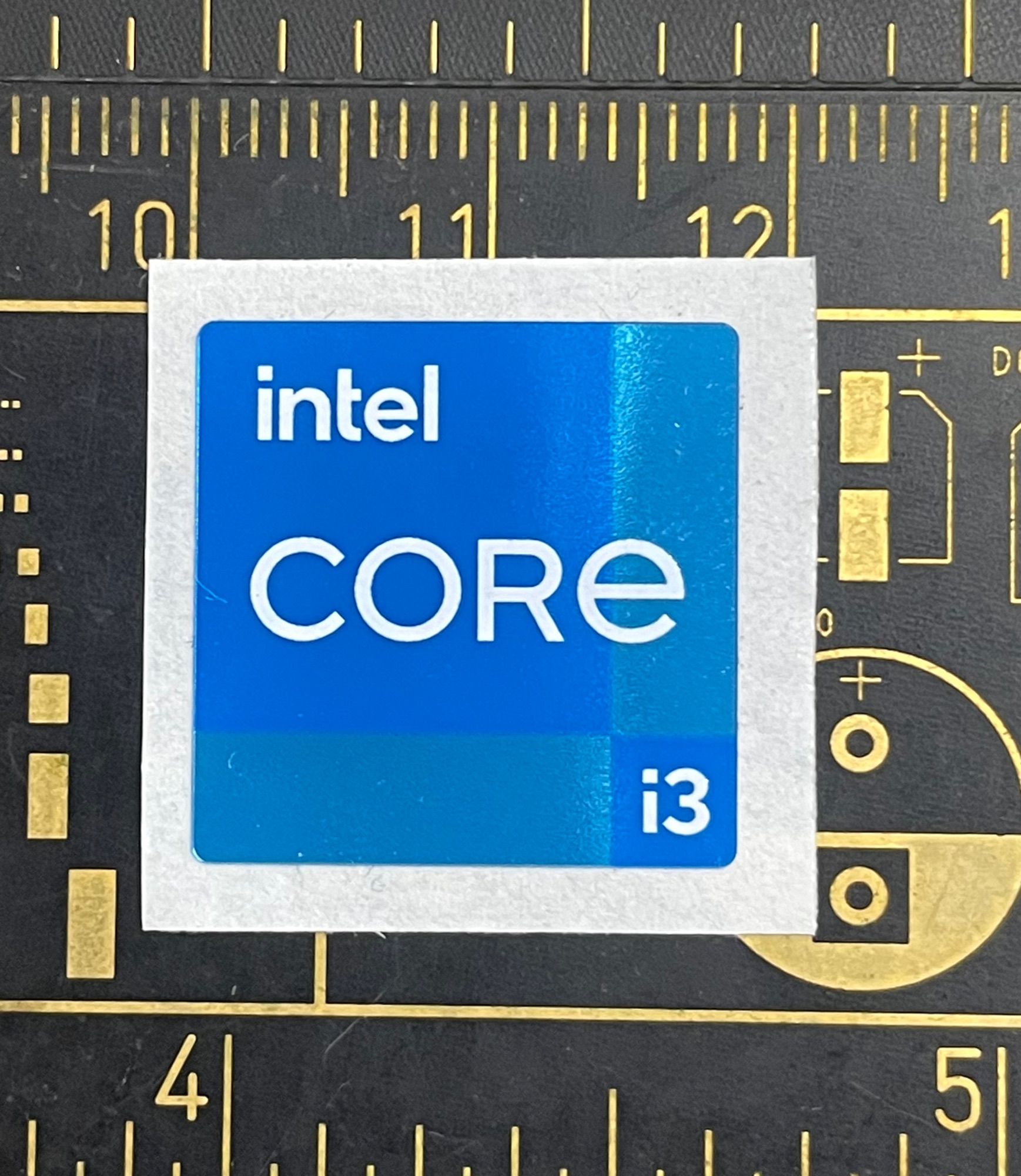 Sticker stiker logo intel Core i3 11th gen ori | Lazada Indonesia