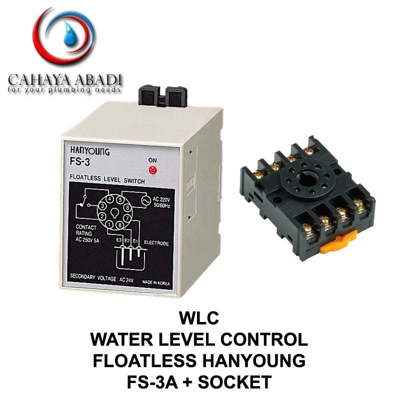 WLC - WATER LEVEL CONTROL - FS - 3A PLUS SOCKET - HANYOUNG NUX | Lazada Indonesia