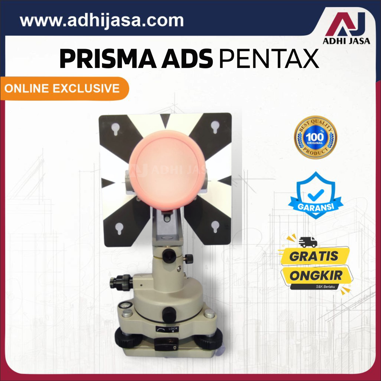 Prisma Polygon Pentax ADS Original | Lazada Indonesia