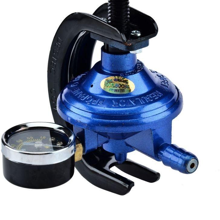 DESTEC COM-201M Regulator Gas Dilengkapi Pengaman Ganda + Meteran Cocok ...