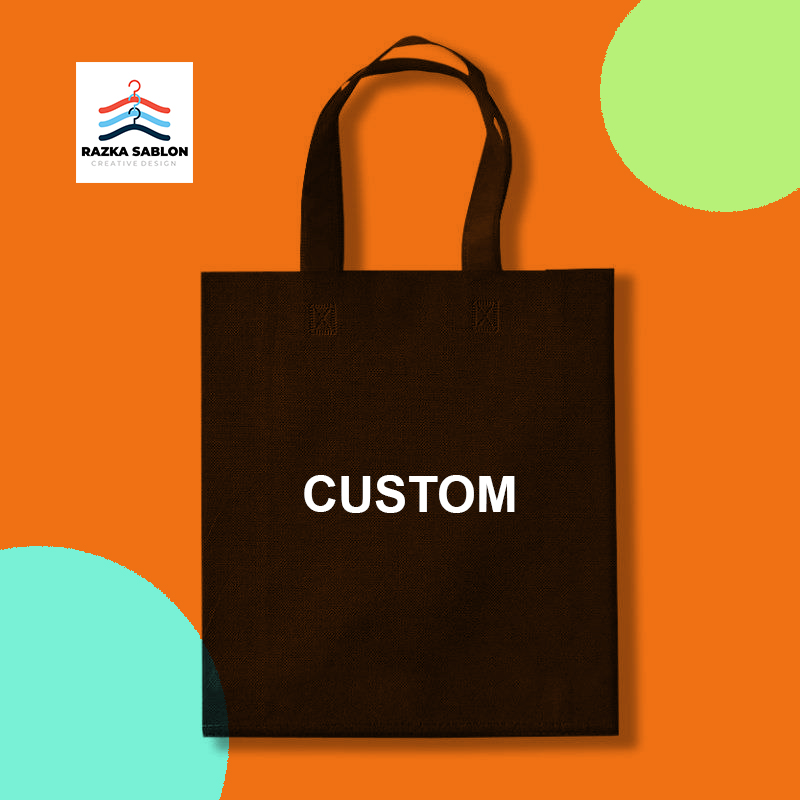 Custom Logo Goodie Bag Spunbond Bisa Sablon Warna | Lazada Indonesia