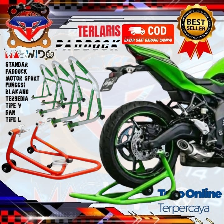 STANDAR PADDOCK MOTOR UINBERSAL TIPE L DAN TIPE V | Lazada Indonesia