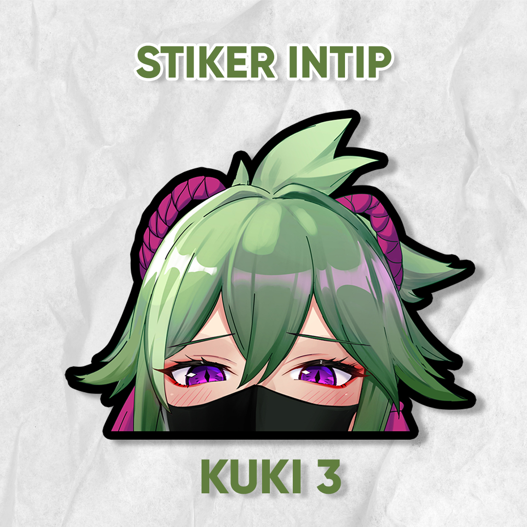 Stiker Intip Kuki Shinobu Genshin Impact / Sticker Waterproof | Lazada ...