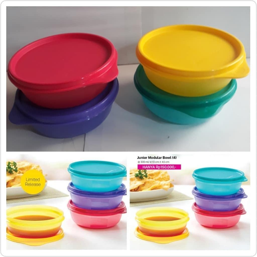 Tupperware Junior Modular Bowl - 4 pcs/set | Lazada Indonesia