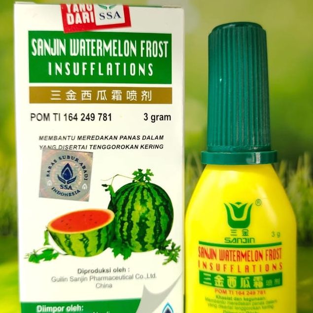 HERBAL MARI SEHAT;Sanjin Watermelon Frost Insufflations( Semangka) 3 Gr ...
