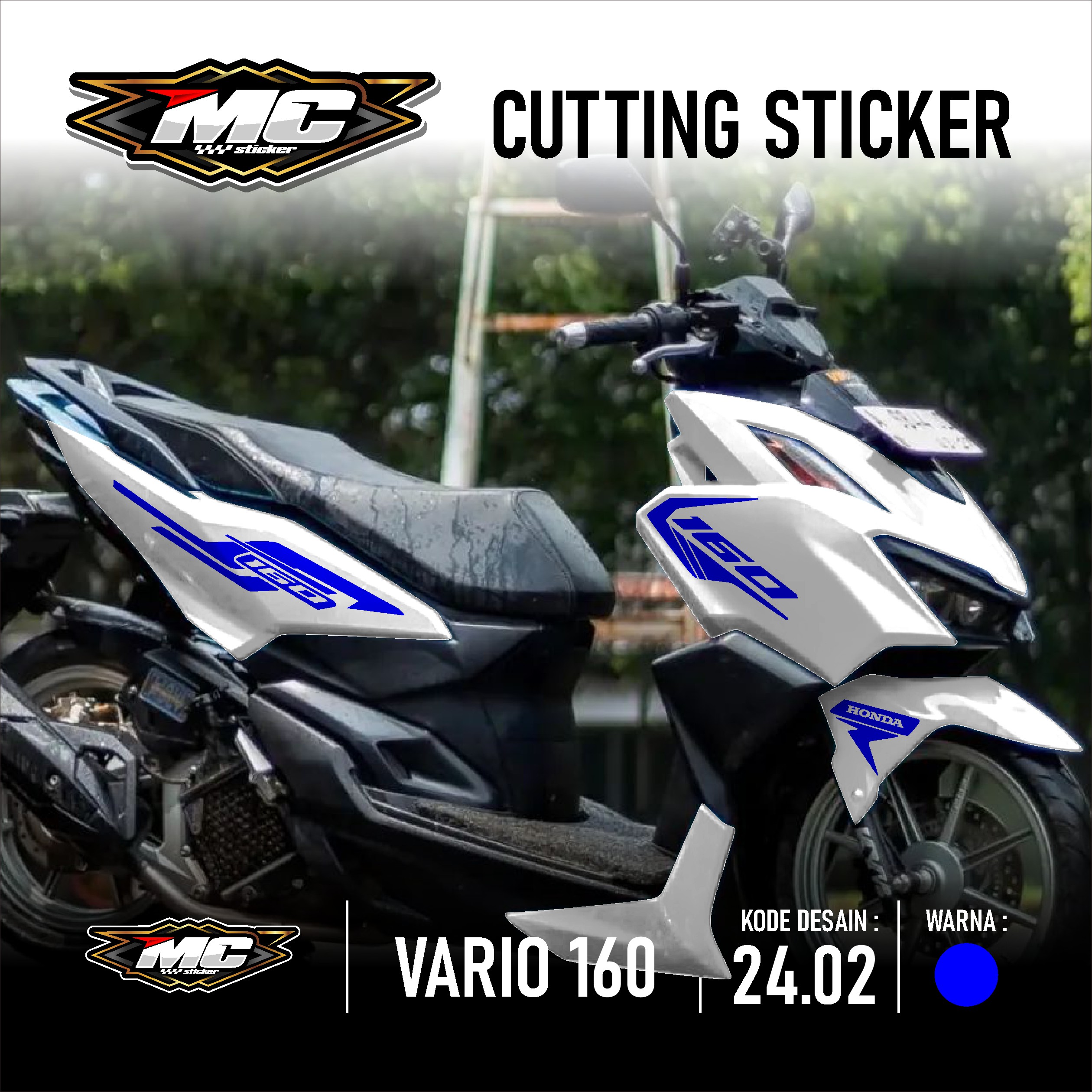Ready Stock Striping Vario New 160 2022 2023 2024 Stiker Cutting Vario ...